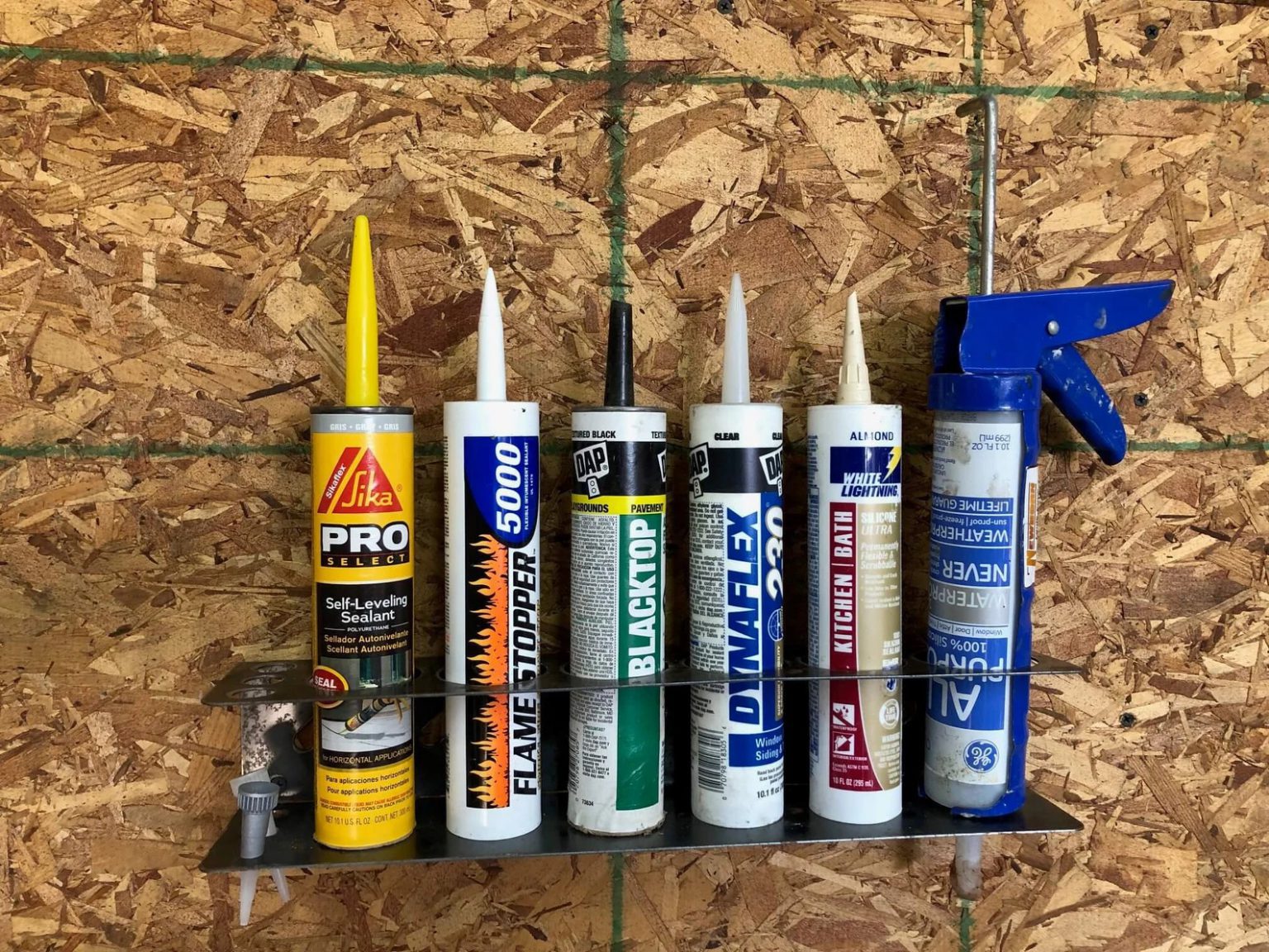 Caulk Tube Storage Rack DXF File - StepFIVE40 DXF Files