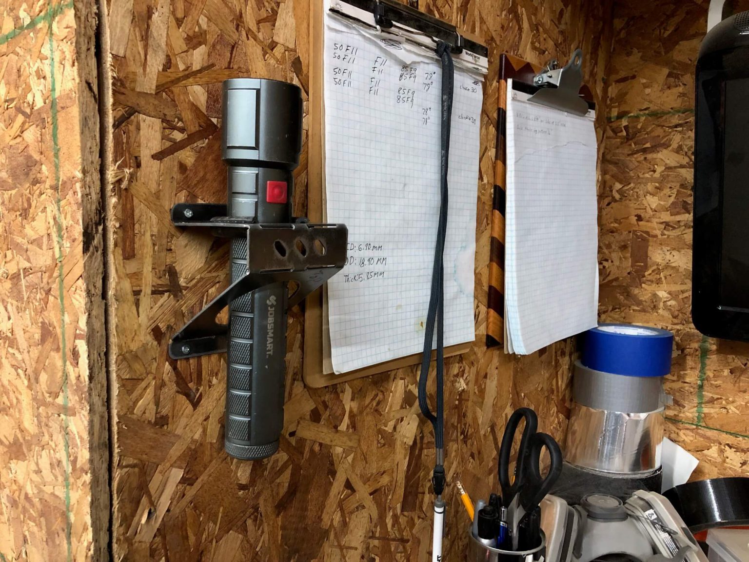 Flashlight Holder D-Cell Plasma DXF File - StepFIVE40 DXF Files