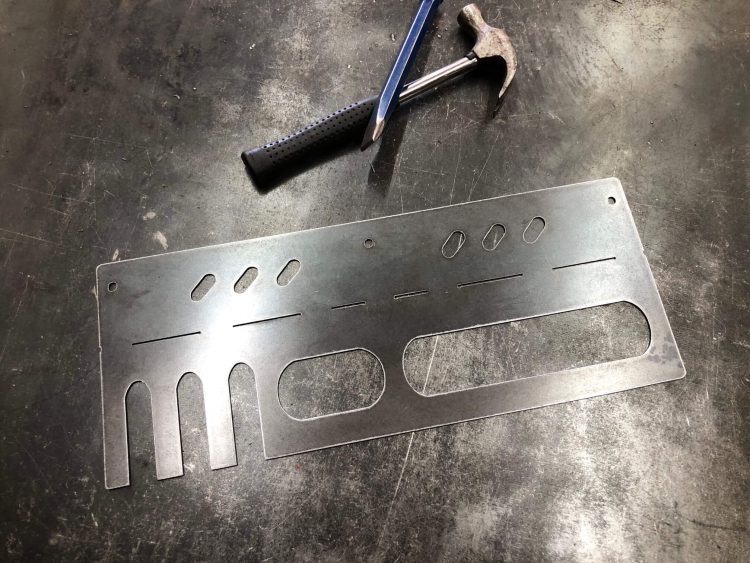 Hammer Mallet Holder Rack DXF File - StepFIVE40 DXF Files