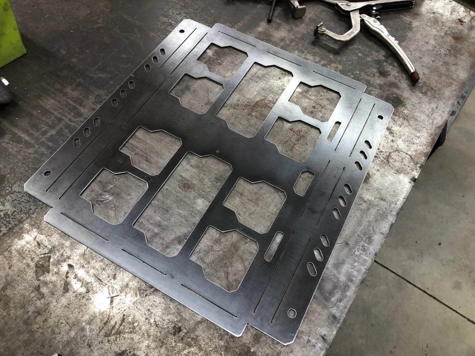 Milwaukee Packout Mounting Plate (Full 1.0) DXF File - StepFIVE40 DXF Files