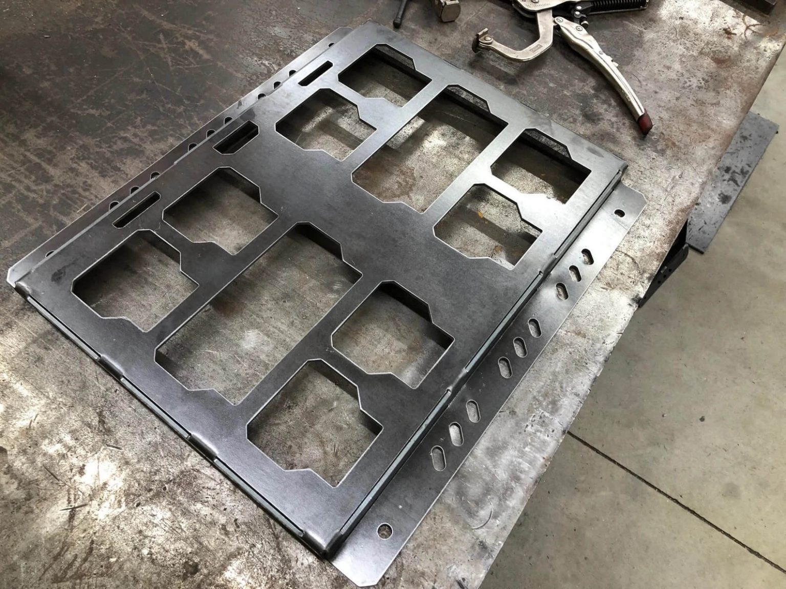 Milwaukee Packout Mounting Plate (Full 1.0) DXF File - StepFIVE40 DXF Files