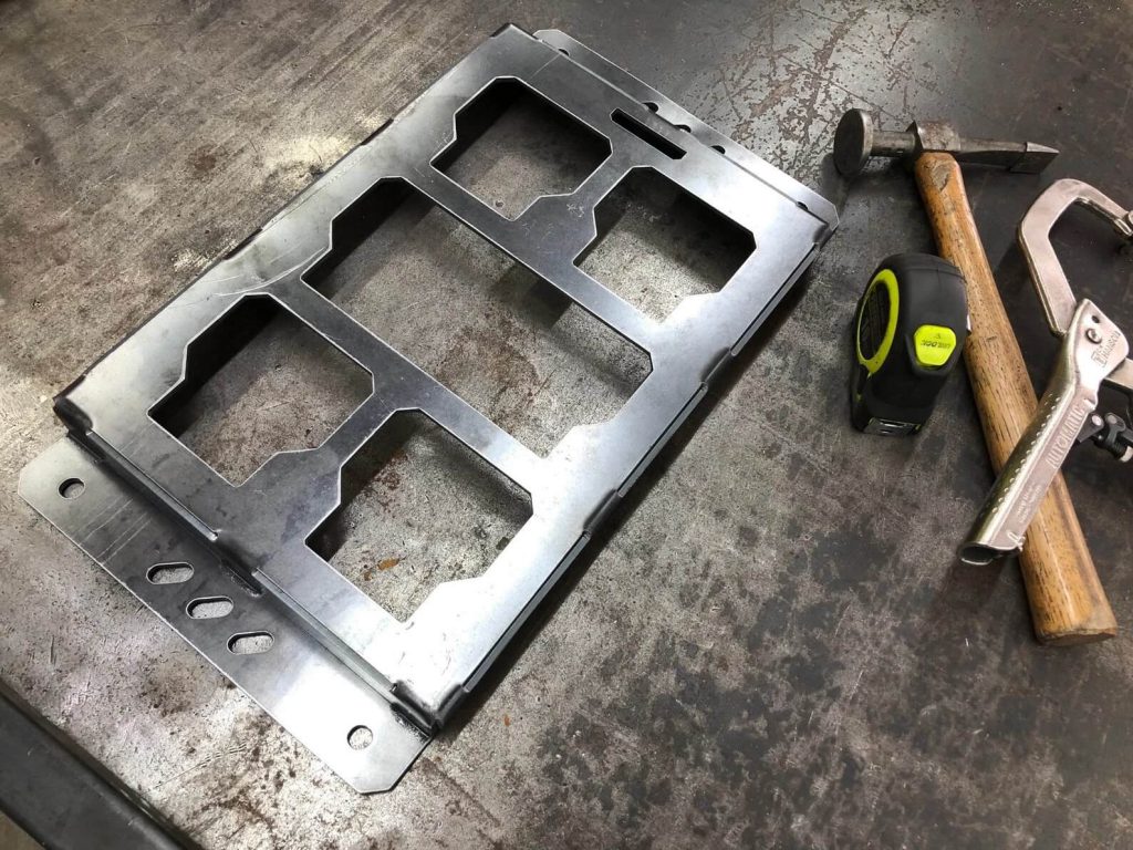 Milwaukee Packout Mounting Plate (Half 0.5) DXF File - StepFIVE40 DXF Files