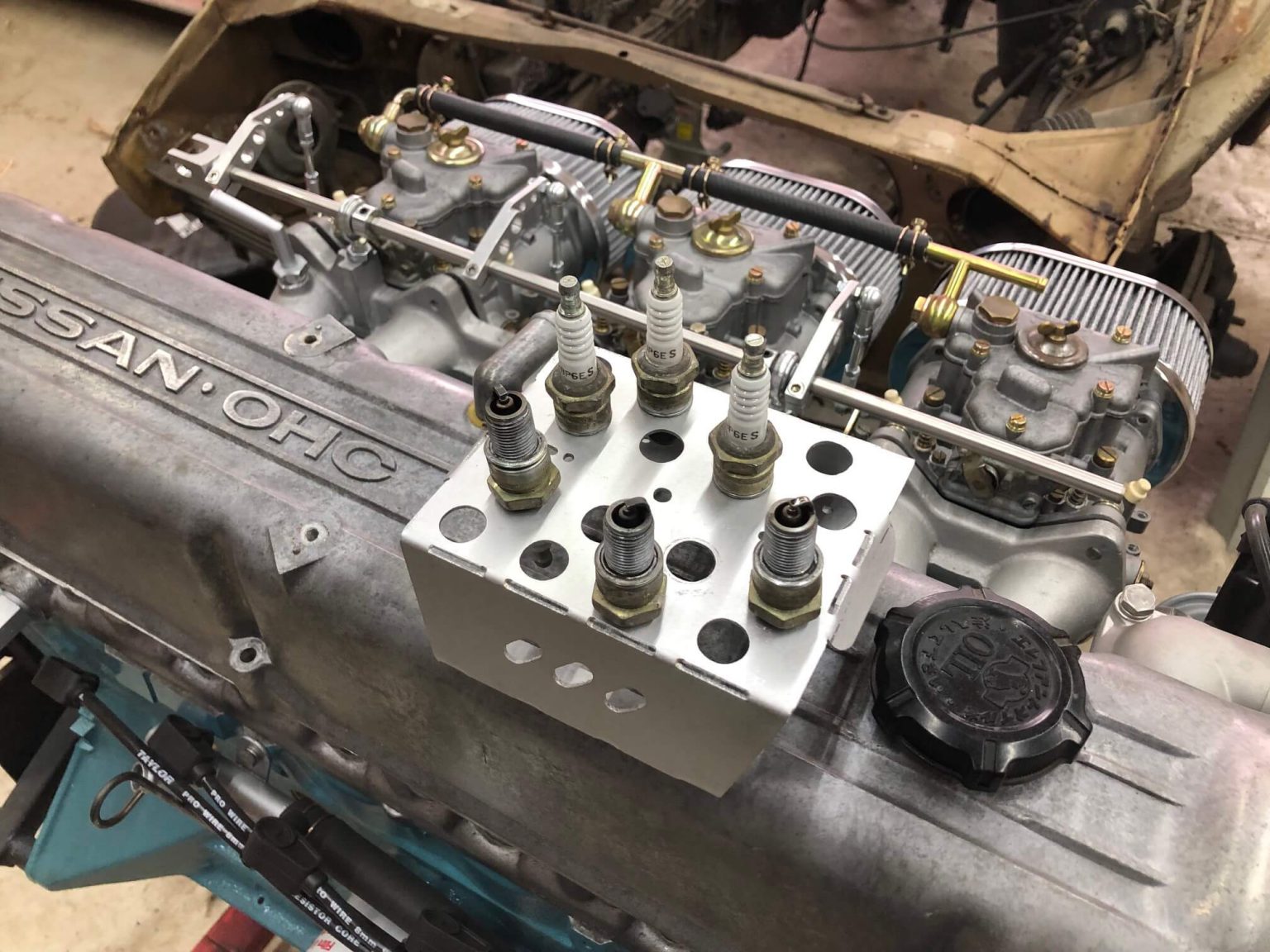 Spark Plug Storage Caddy 16 Rack DXF File - StepFIVE40 DXF Files