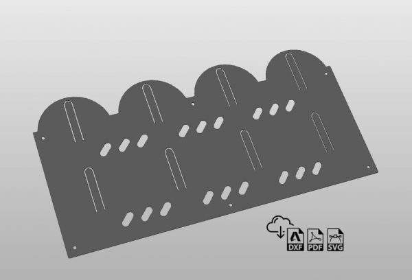 4.5in Angle Grinder Disc Holder DXF File - StepFIVE40 DXF Files