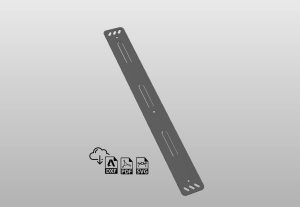 4.5in Angle Grinder Disc Vertical Hanger DXF File - StepFIVE40 DXF Files