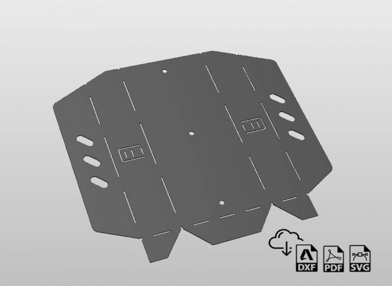 Fire Extinguisher 5lb Holder Rack DXF file - StepFIVE40 DXF Files