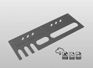Hammer Mallet Holder Rack DXF File - StepFIVE40 DXF Files