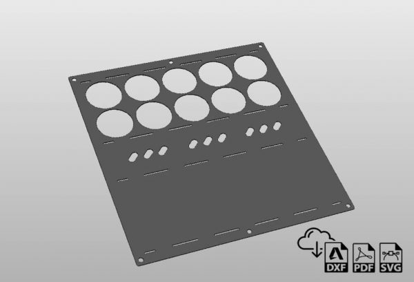 StepFIVE40 – Plasma DXF Files CUT READY for Lasers, Routers, Plasma