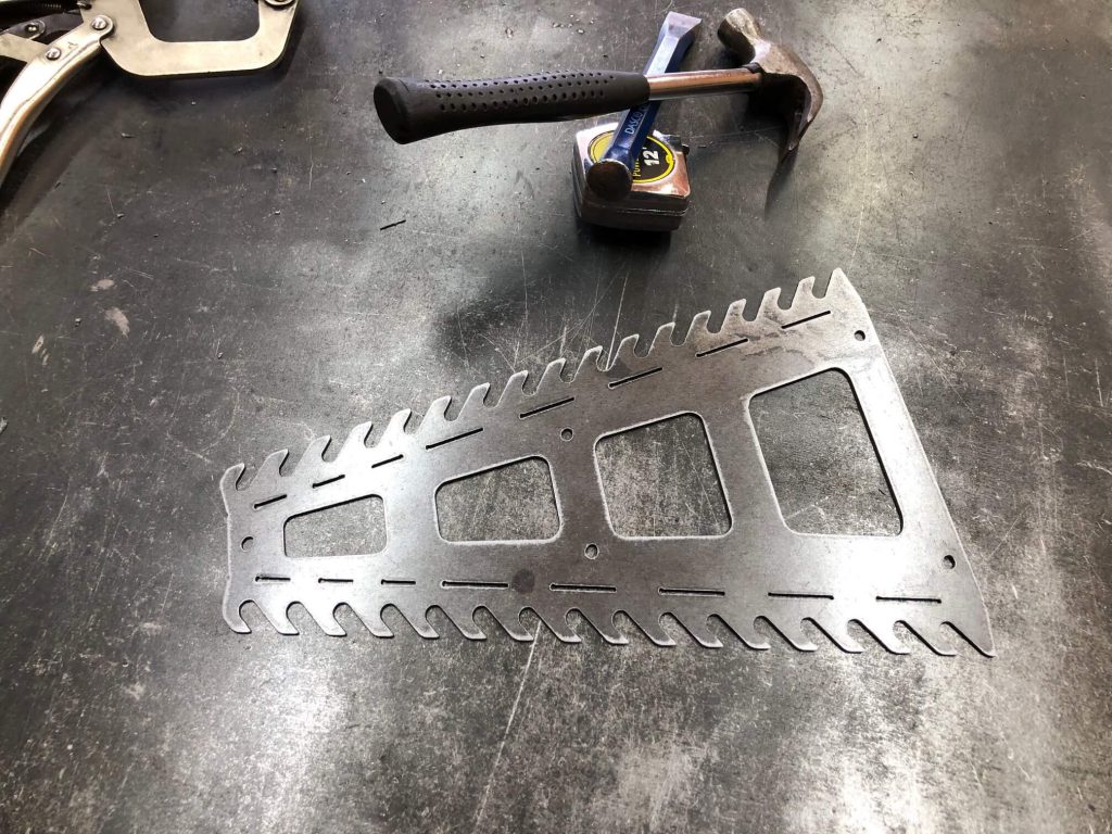 Wrench Holder 16 Tool Rack DXF file - StepFIVE40 DXF Files